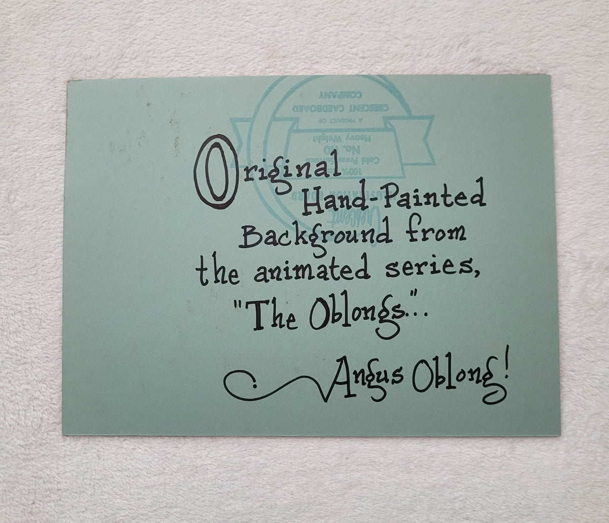 Oblongs Background Milo's School! – Angus Oblong.