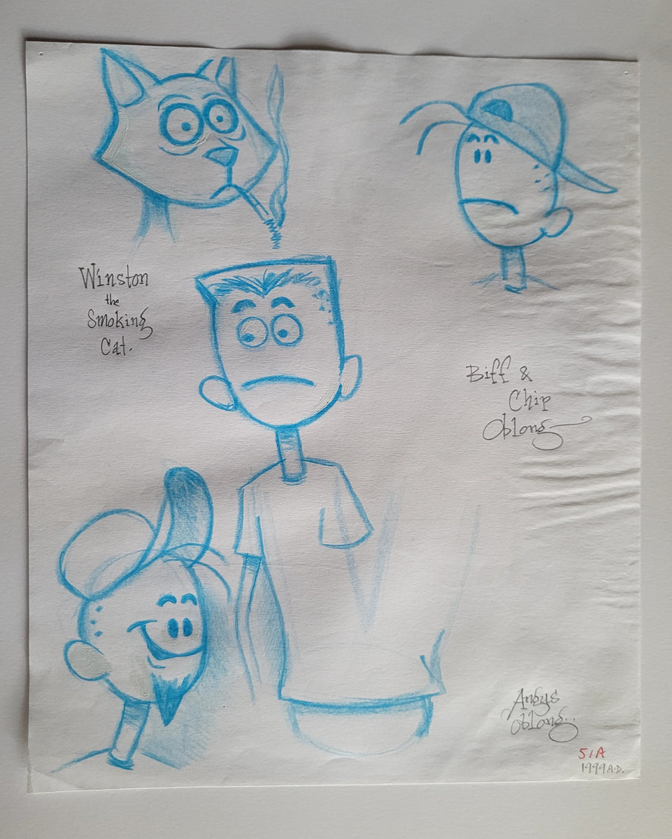 Early Biff & Chip Developlent Art. – Angus Oblong.