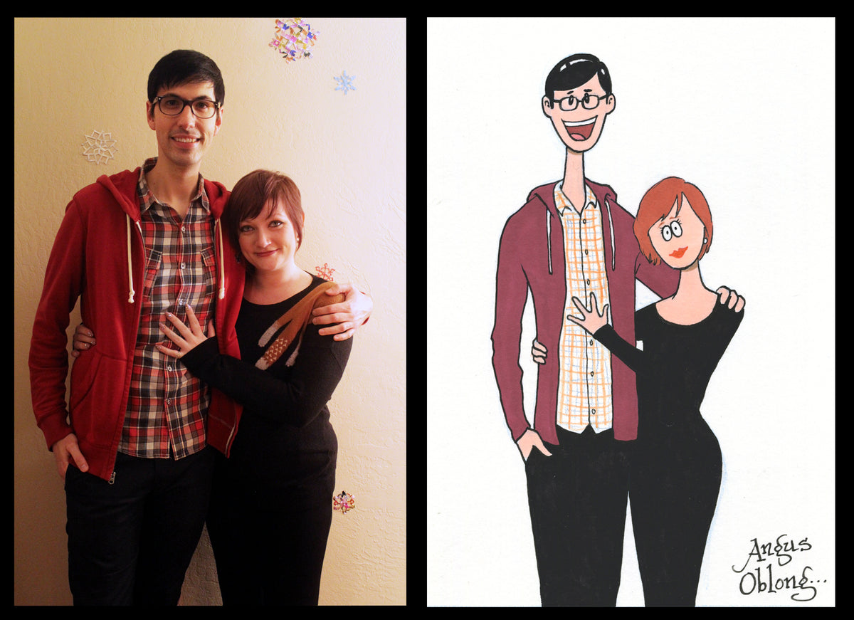 I'll draw you! – Angus Oblong.