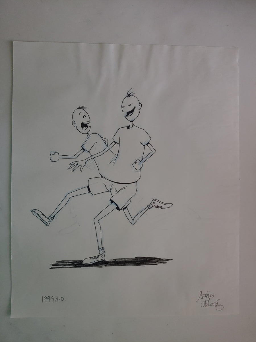 Biff & Chip. A Study in Running. Development Art from The Oblongs ...